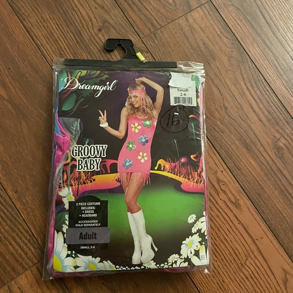 Dreamgirl | Dresses | Groovy Baby Costume Dress And Headband | Poshmark